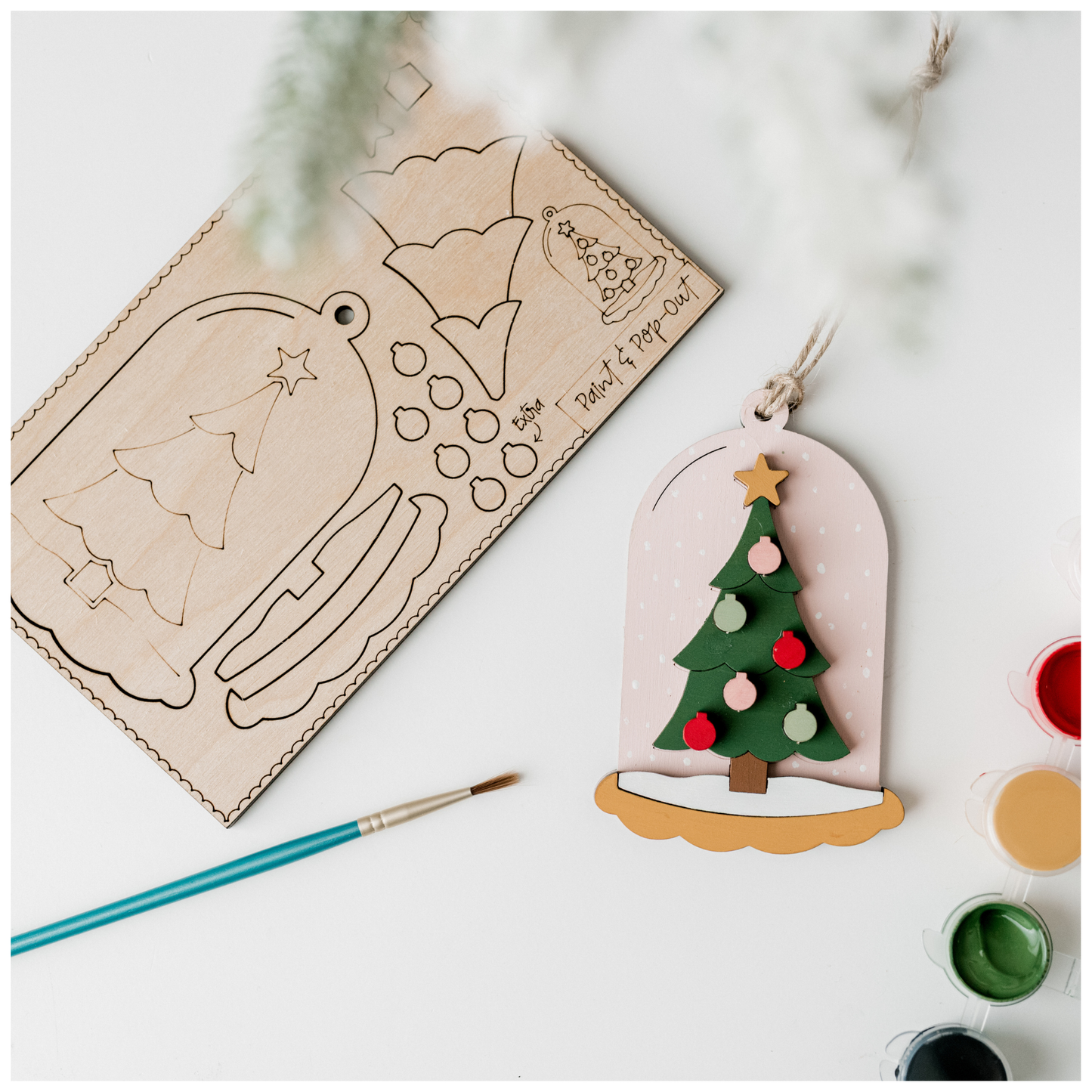 Paint and Pop Out Kit Christmas Tree – The SVG Society