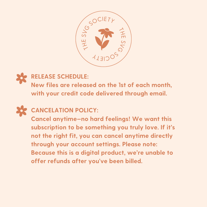 The SVG Society Monthly Subscription